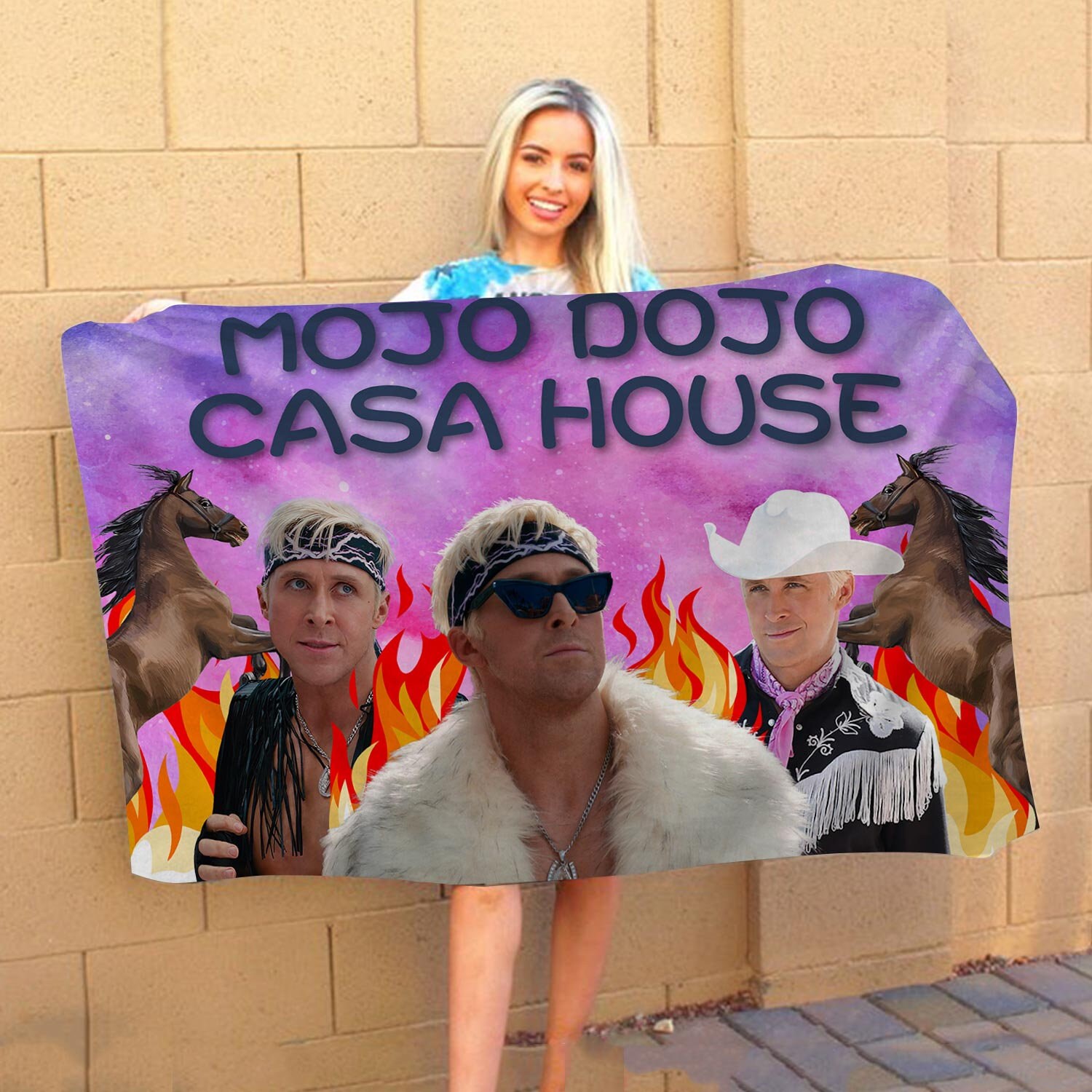 Mojo Dojo Casa House Barbie Tapestry Designed & Sold By Biochemical ...
