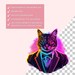 Neon Cat Clipart Transparent PNG Commercial Use Clip Art Neon Art ...