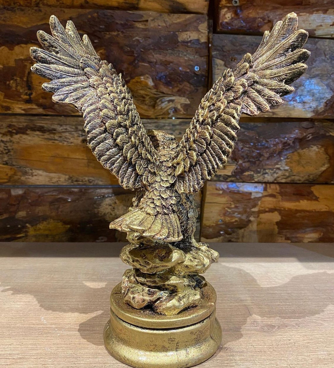 Gold Eagle Statue Silver Eagle Statue Great Attacking Eagle - Etsy