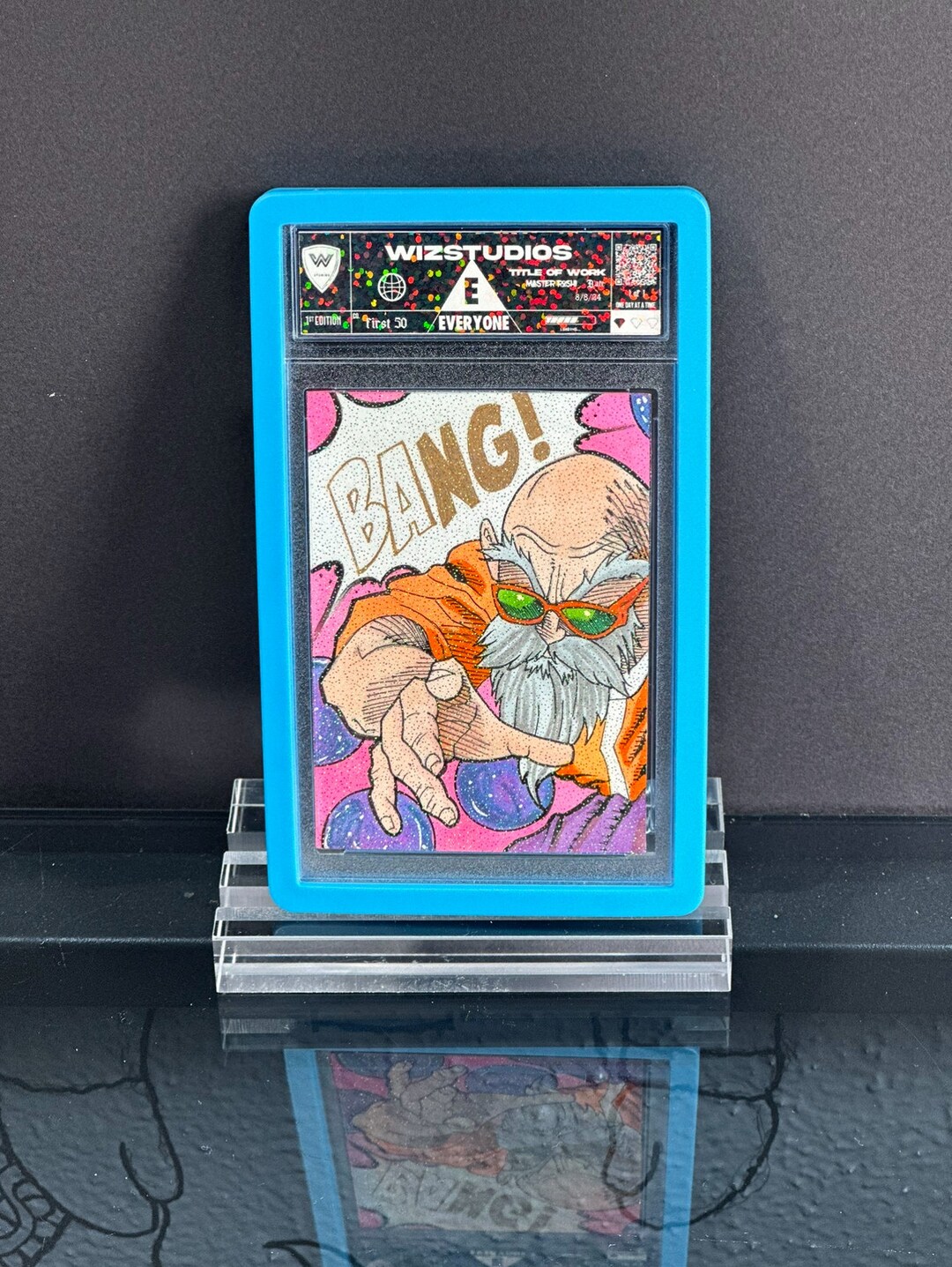 NO.00016 Master Roshi Art by WIZ 1/1 Custom Card - Etsy