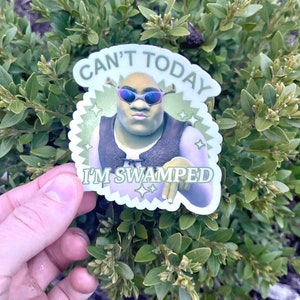 Shrek Sticker Pack 7 Handmade Stickers! - Waterproof & UV Resistant ...