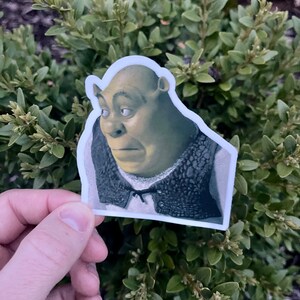 Shrek Sticker Pack 7 Handmade Stickers! - Waterproof & UV Resistant ...