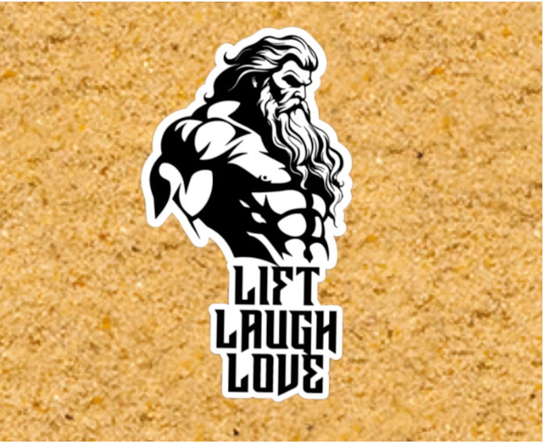 Lift Laugh Love Waterproof Sticker Decal - Meme Lifting Funny - Etsy