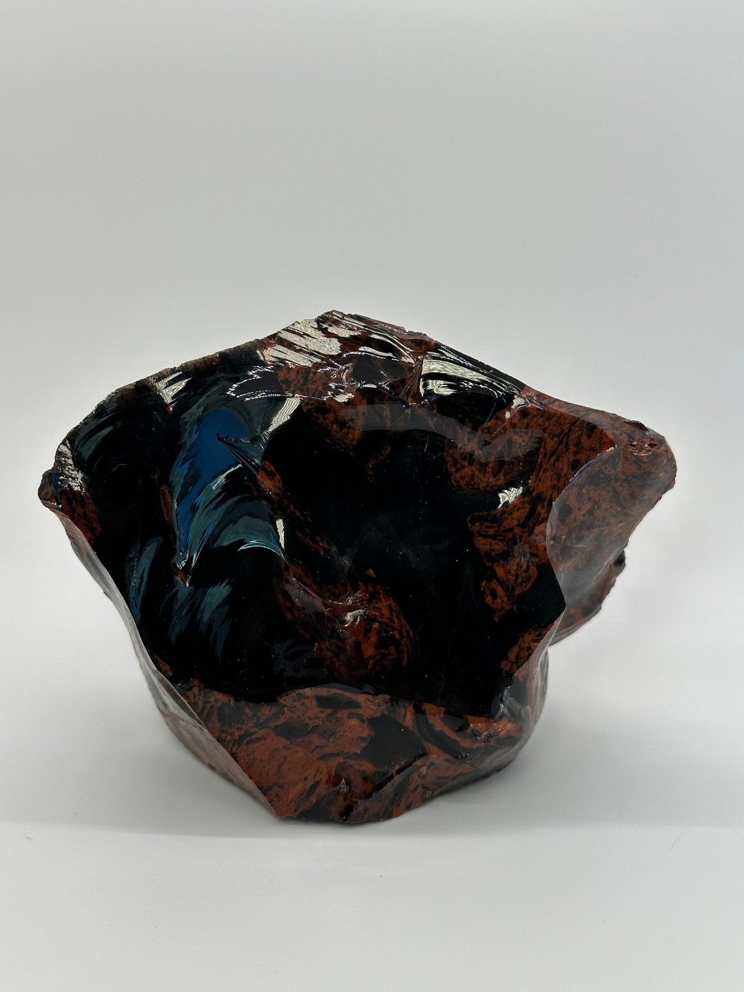 Large Chunk Mahogany Obsidian, Natural Raw Obsidian, Oregon Rocks and ...