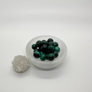 Genuine Malachite Mini Spheres, Crystal Mini Sphere, Extra Tiny Green Sphere - Etsy