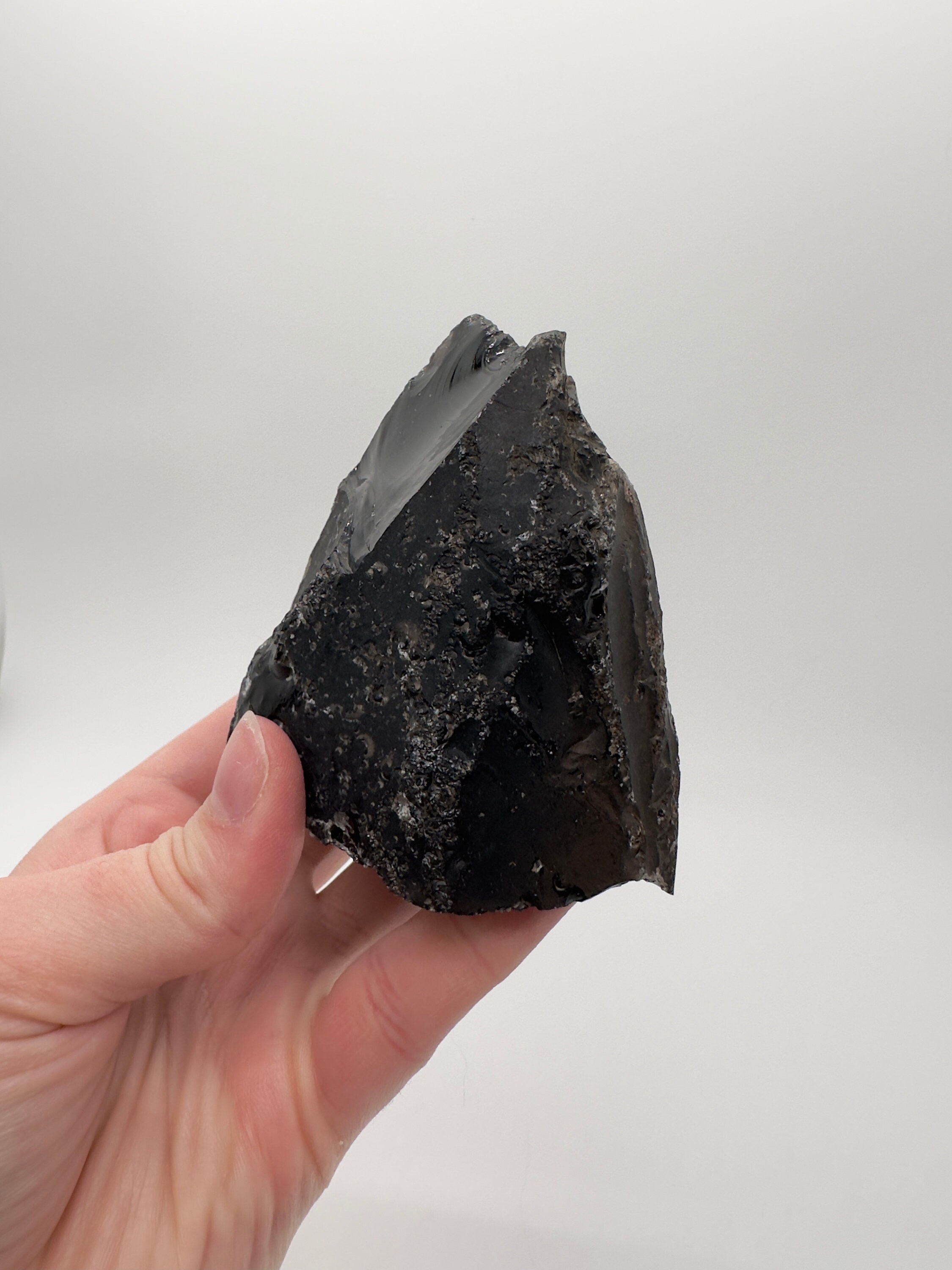 Large Piece of Raw Obsidian Protective Obsidian Chunk Oregon Obsidian ...