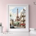 Printable Art - French Reverie - A Scene From A Street in Paris Near ...