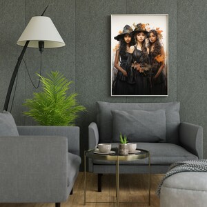 Printable Art - Witches of the World Unite - Three Witches From ...