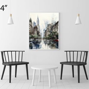 Digital Art Majestic Metropolis Cityscape With Tall Buildings Landscape ...