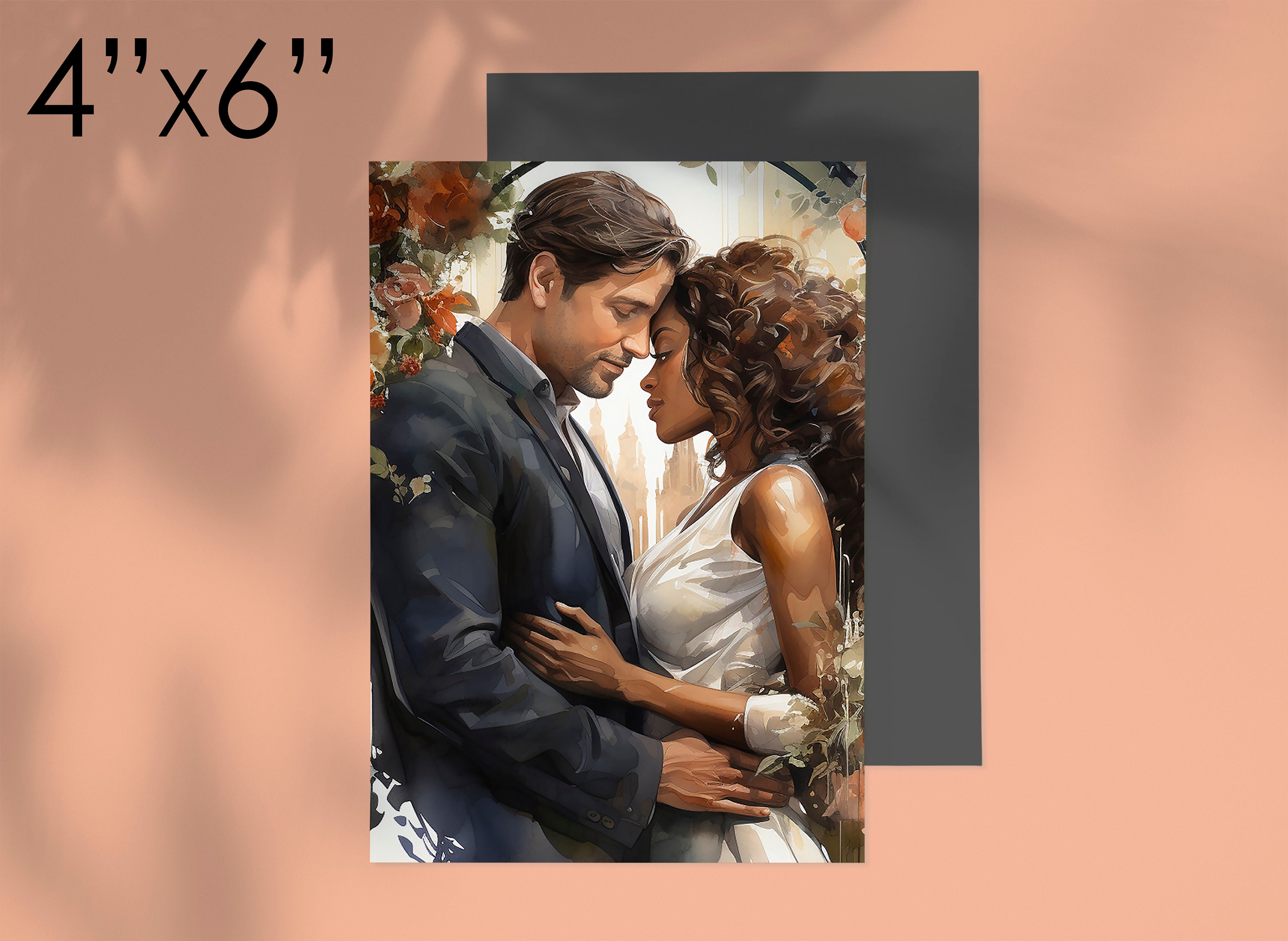 Printable Art - Colors of Love - A Black Bride and White Groom Wed ...