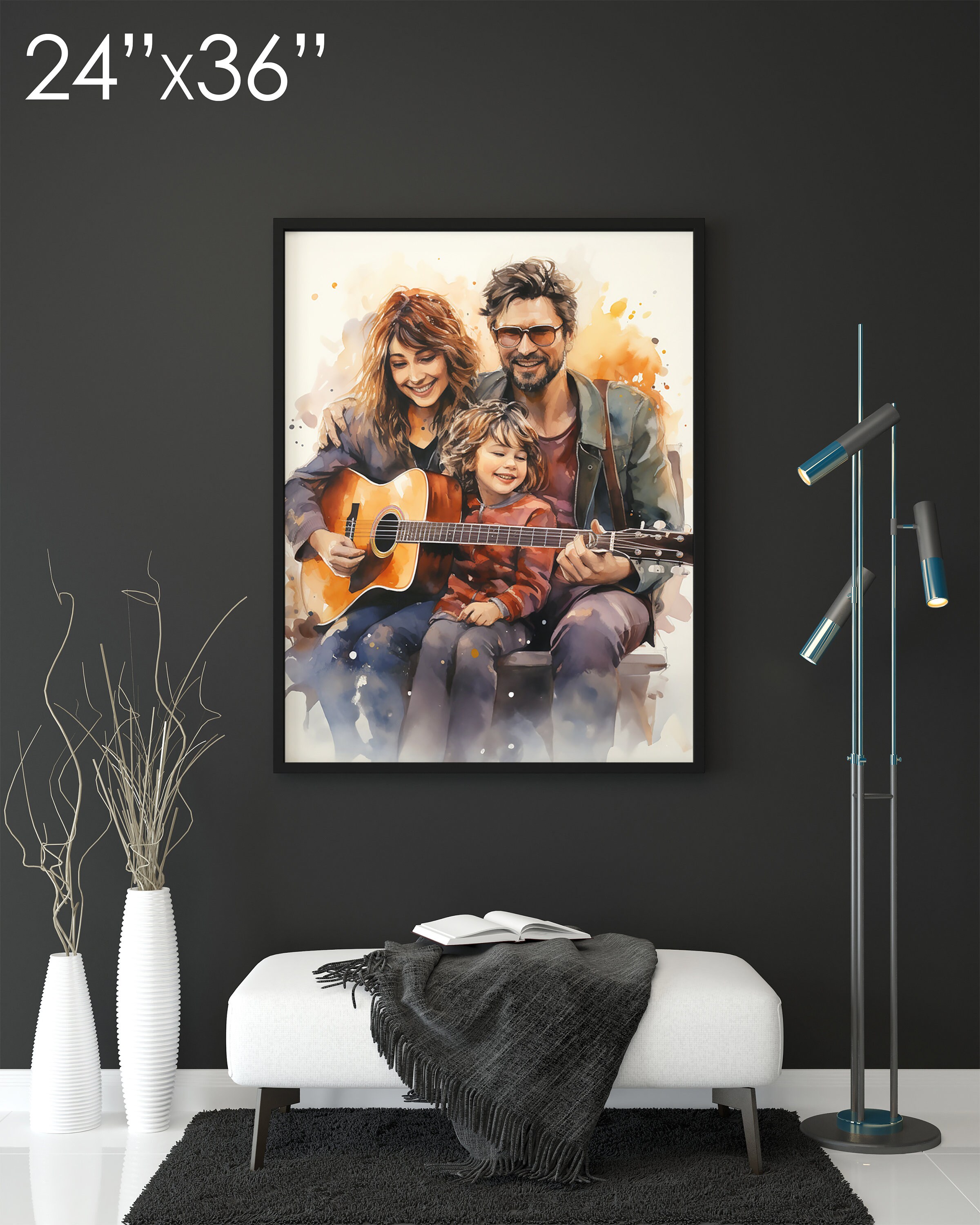 Printable Art - A Family's Song - Mother, Father and Child Bonding by ...