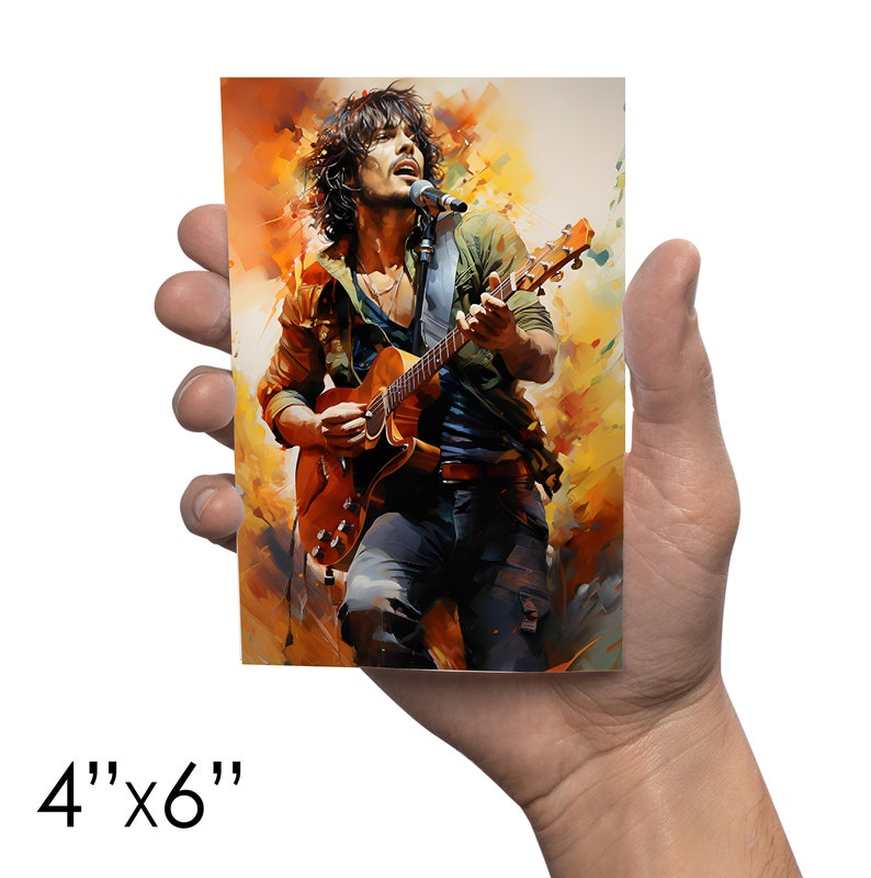 Printable Art - Singer's Spotlight - A 1970s Singer on Stage - Music ...