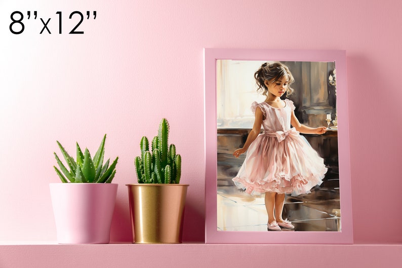 Printable Art - Enchanted in Pink - Little Princess in A Pretty Pink ...