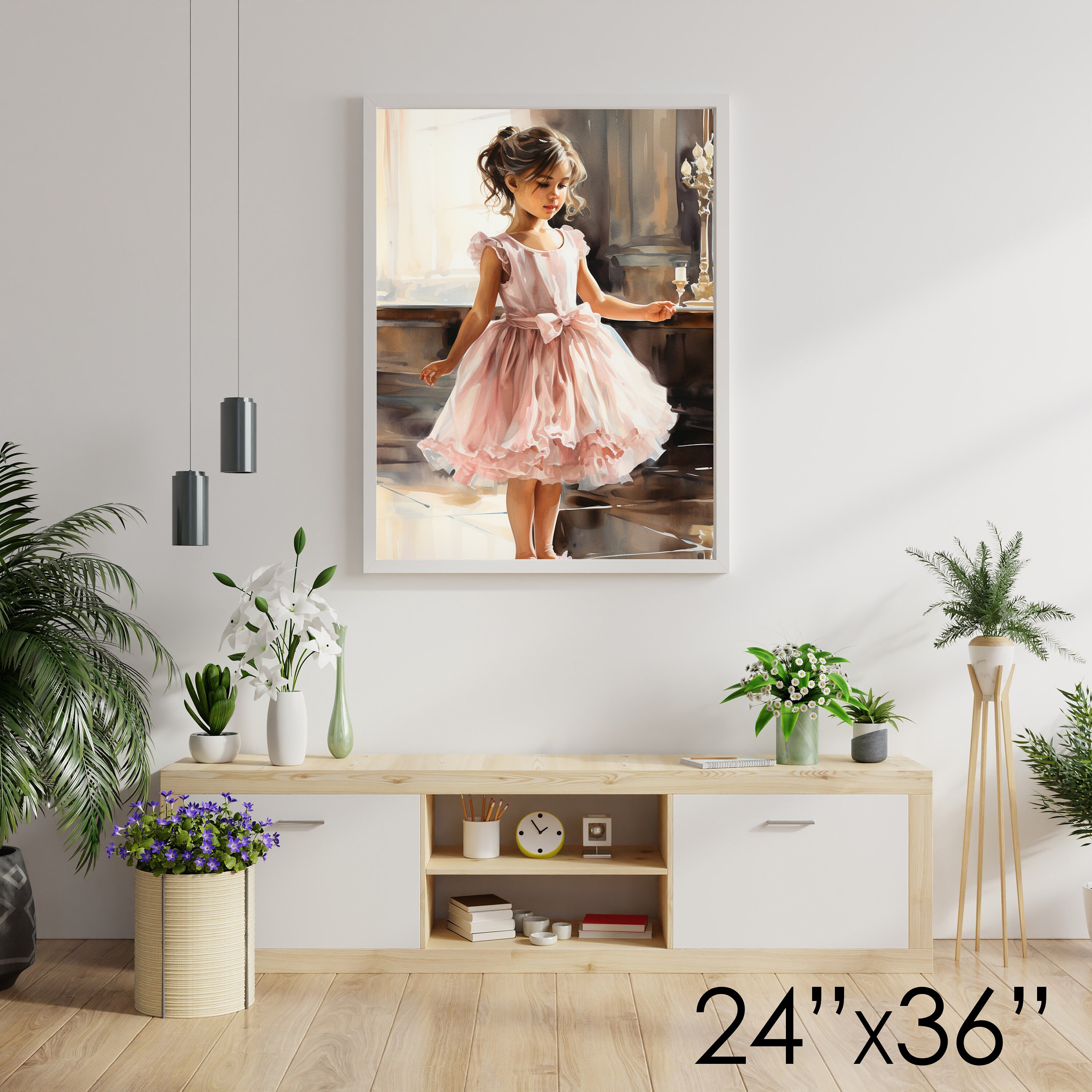 Printable Art - Enchanted in Pink - Little Princess in A Pretty Pink ...