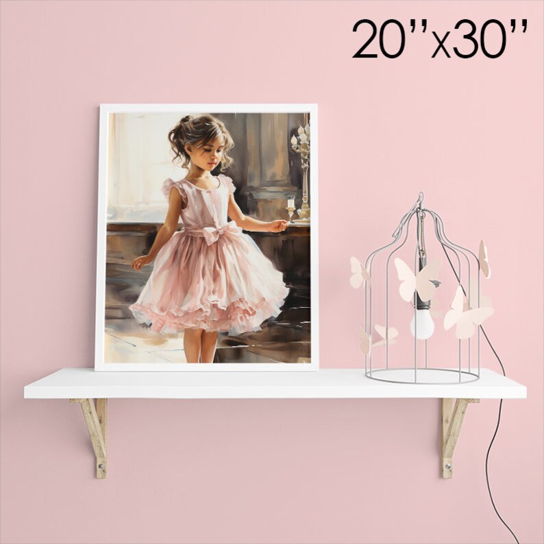 Printable Art - Enchanted in Pink - Little Princess in A Pretty Pink ...