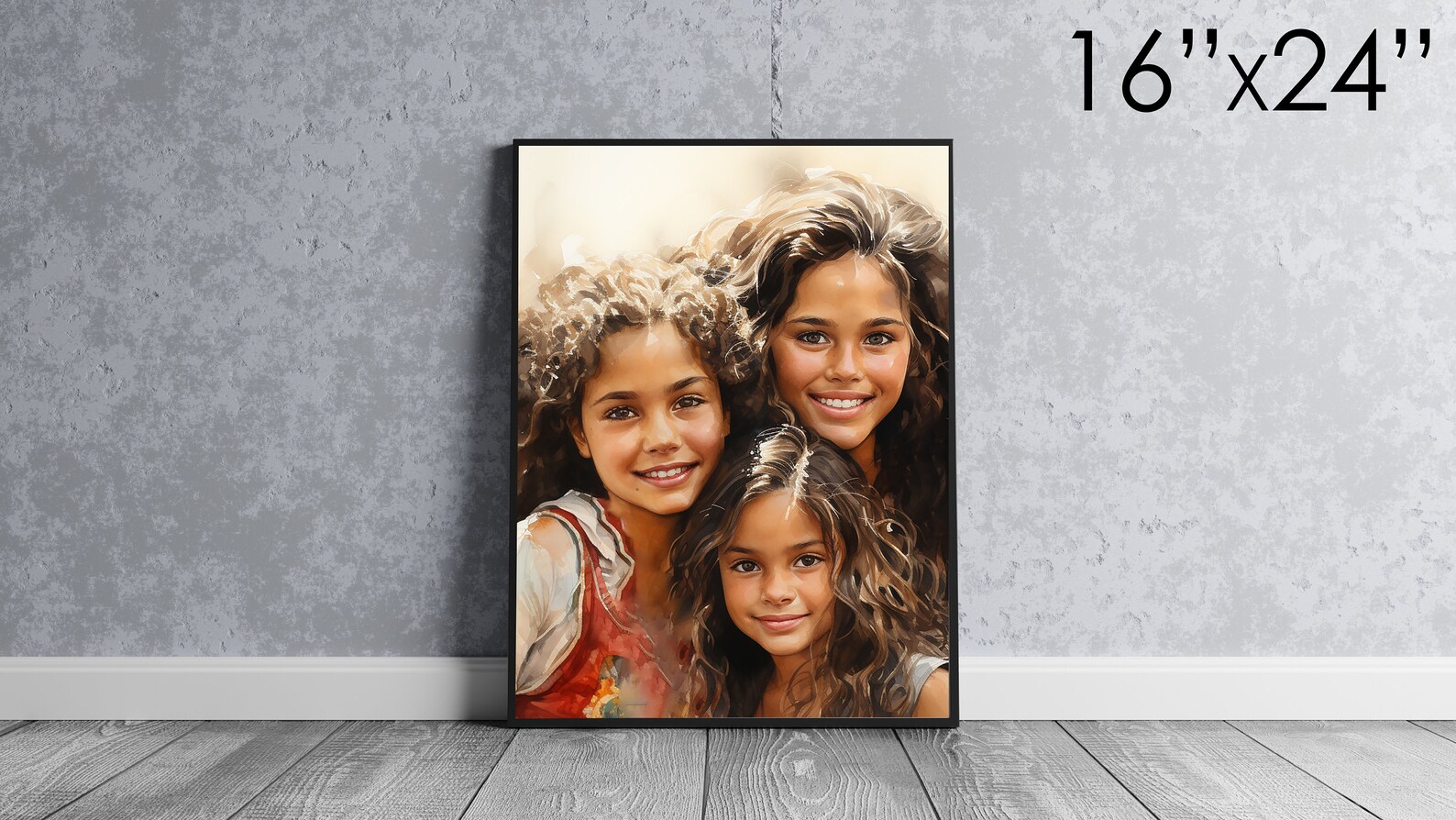 Printable Art Timeless Ties Three Hispanic Girls Posing - Etsy