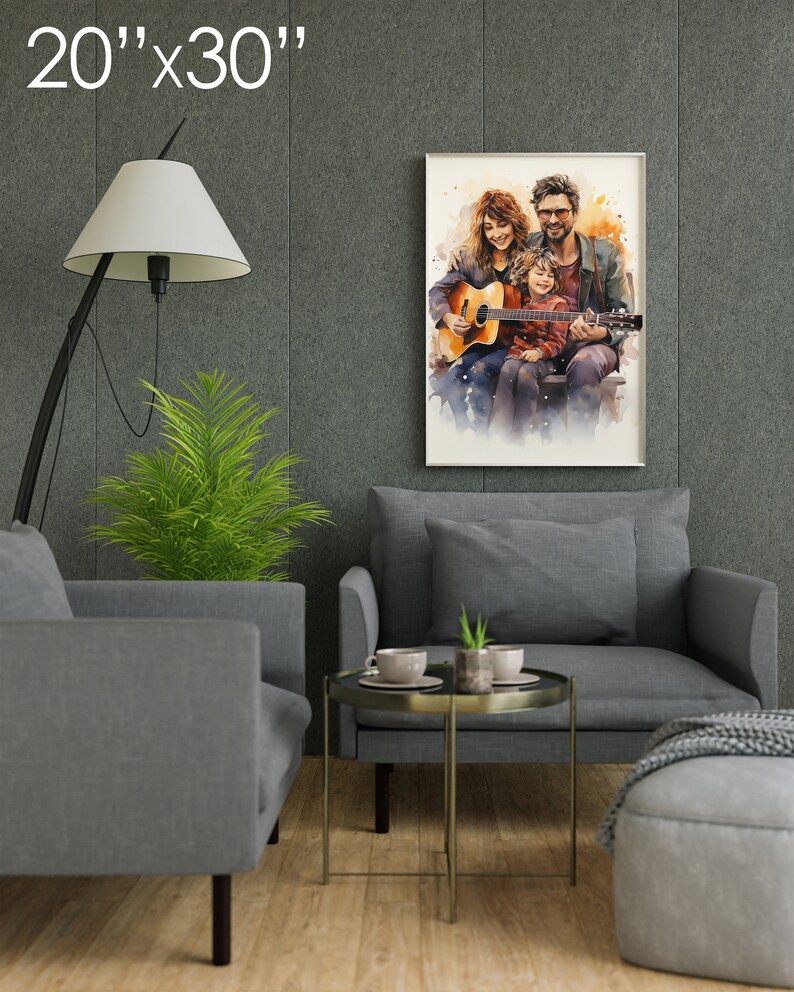Printable Art - A Family's Song - Mother, Father and Child Bonding by ...