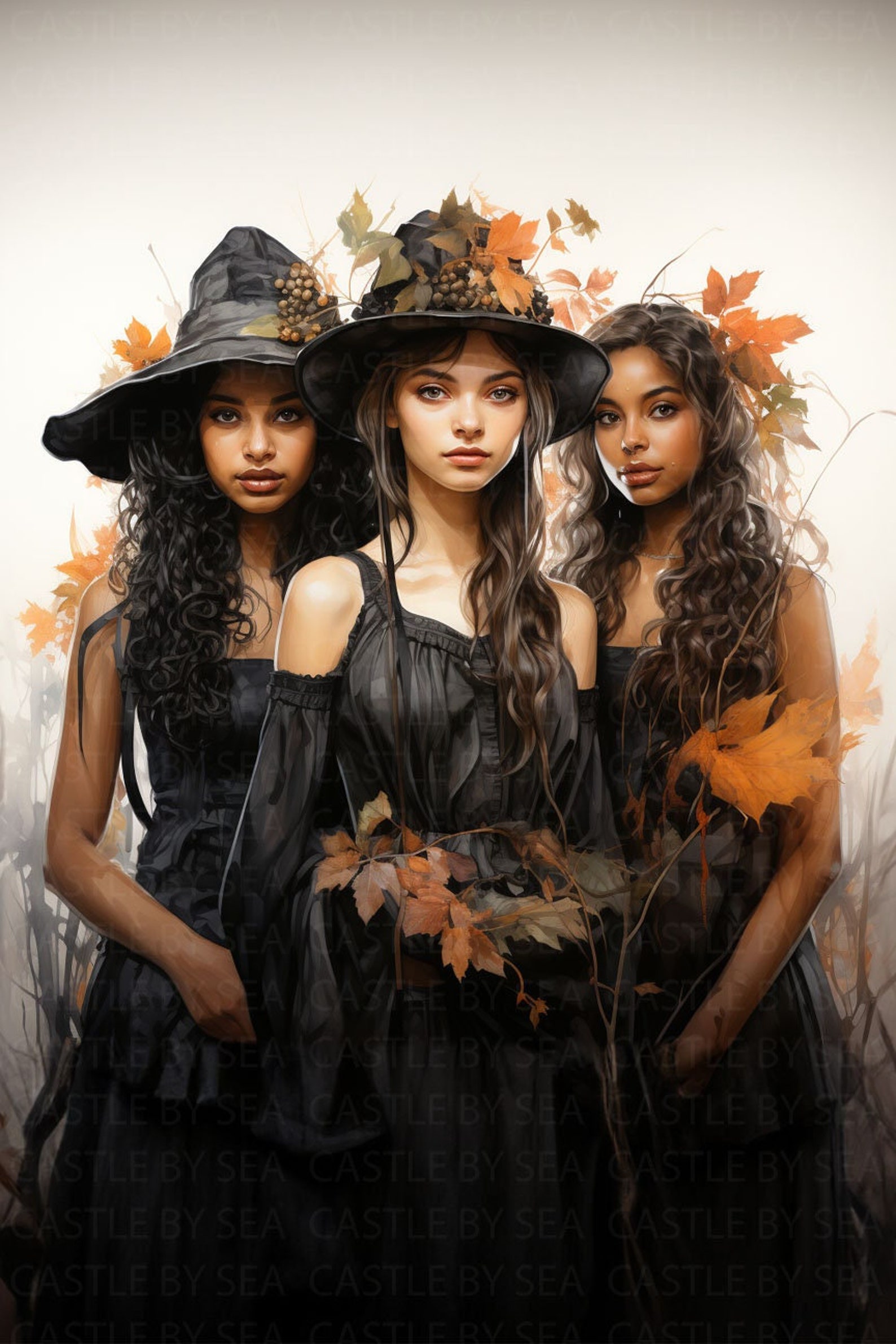 Printable Art - Witches of the World Unite - Three Witches From ...