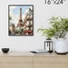 Printable Art - French Reverie - A Scene From A Street in Paris Near ...