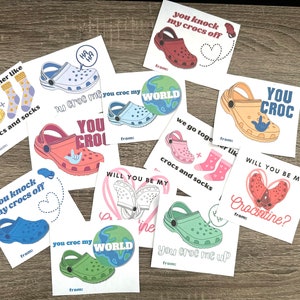 Printable Croc Valentines - Etsy