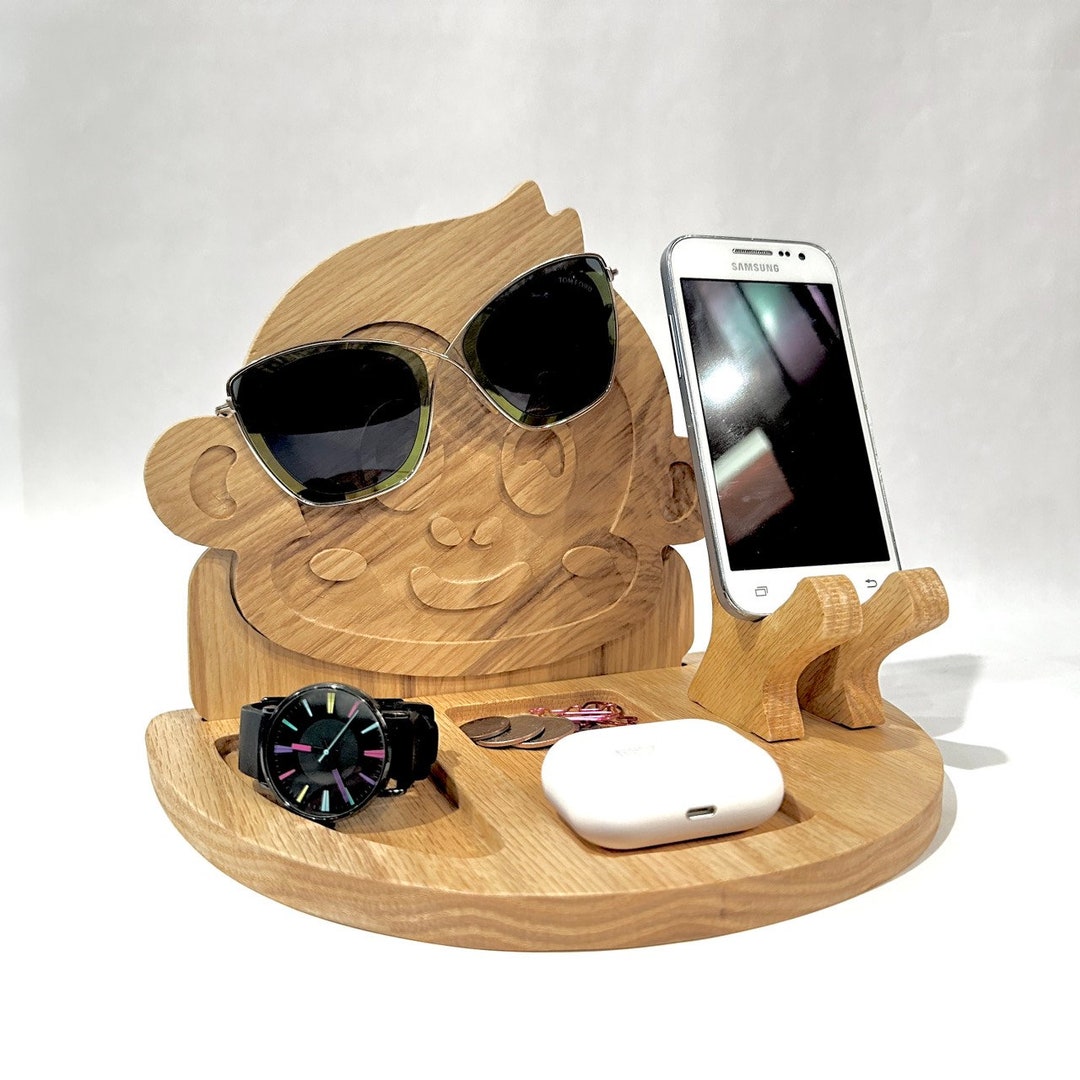 New Look Art Monkey Phone Holder Organizer Docking Station Custom ...