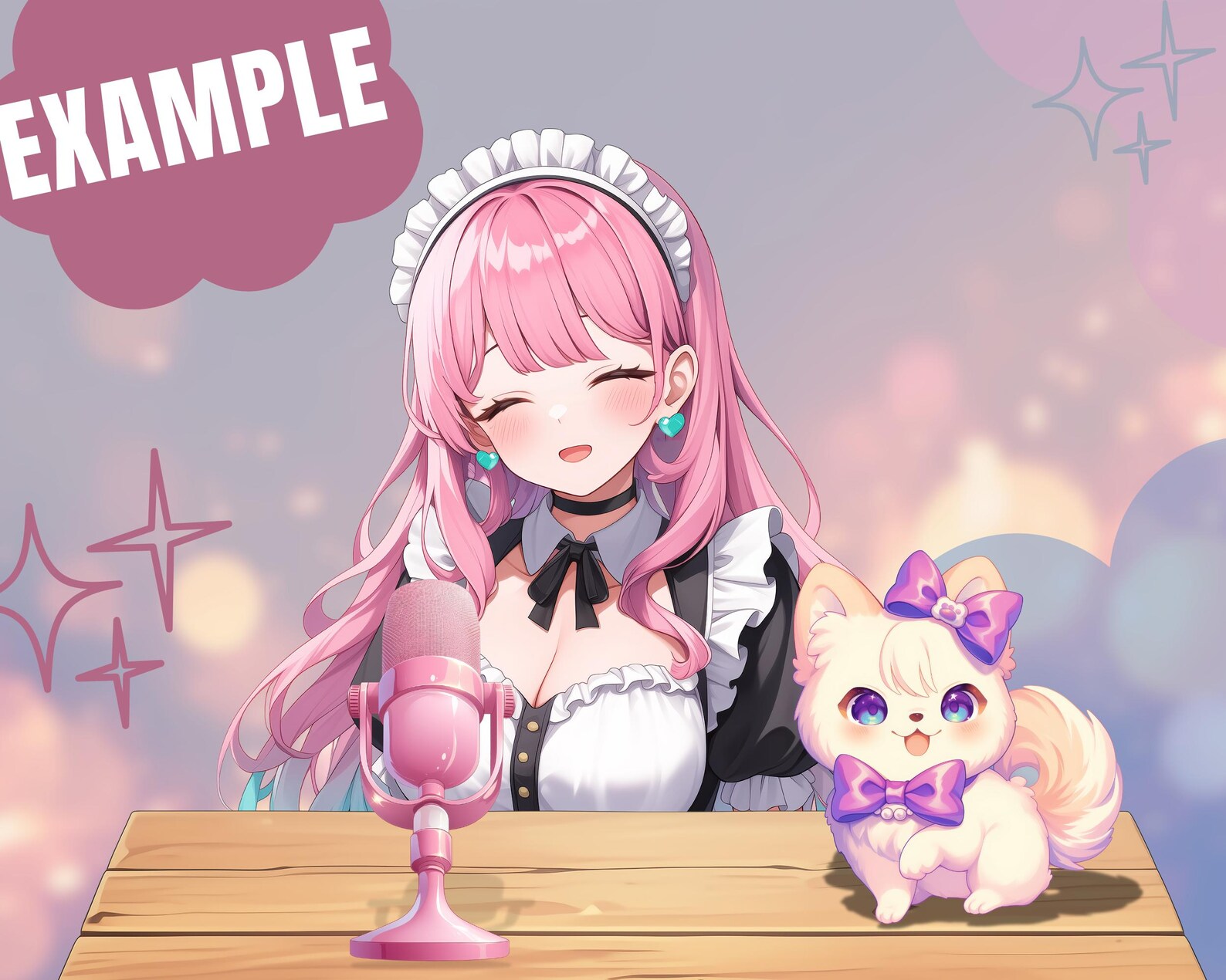 10 Wooden Table Desk Pngs Vtuber Pngtuber Overlay Transparent Assets ...