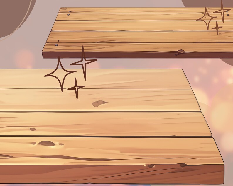 10 Wooden Table Desk Pngs Vtuber Pngtuber Overlay Transparent Assets ...