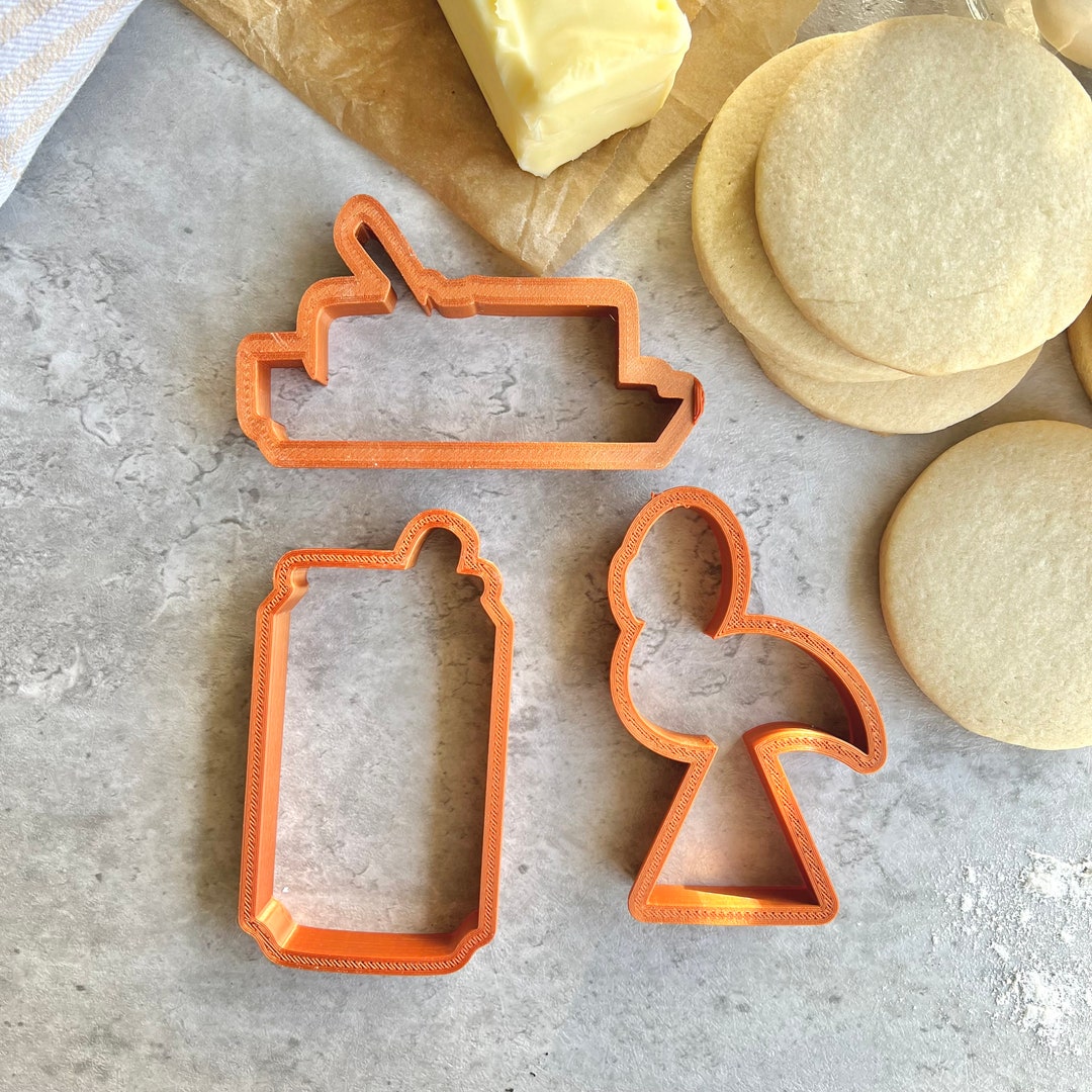 Pontoon Lawn Flamingo Beer Can Cookie Cutter Set of 3 - Etsy