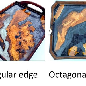 Resin Tray, Epoxy Tray, Wooden Tray - Etsy