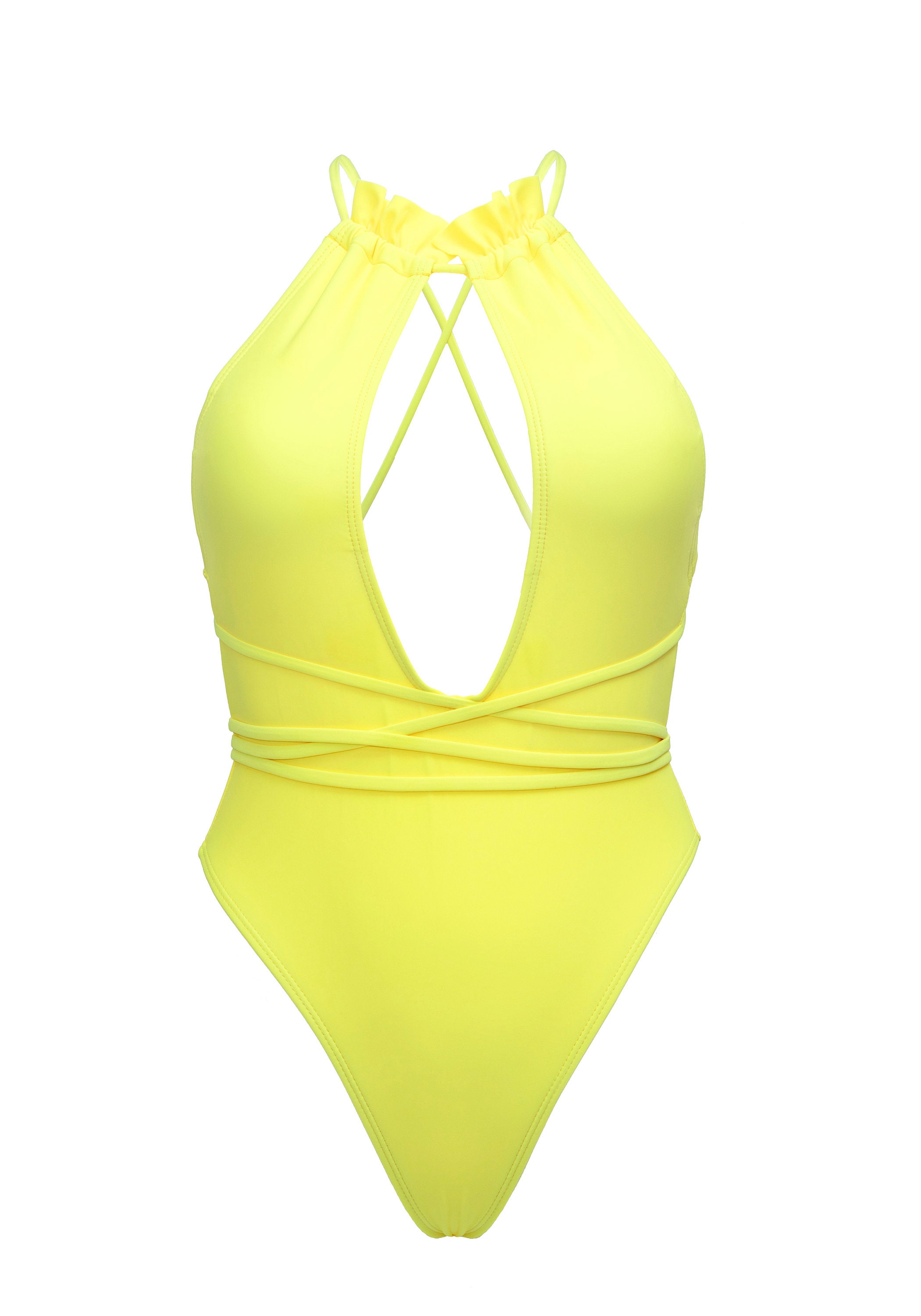 Ruffle Suit Swimsuit - Etsy