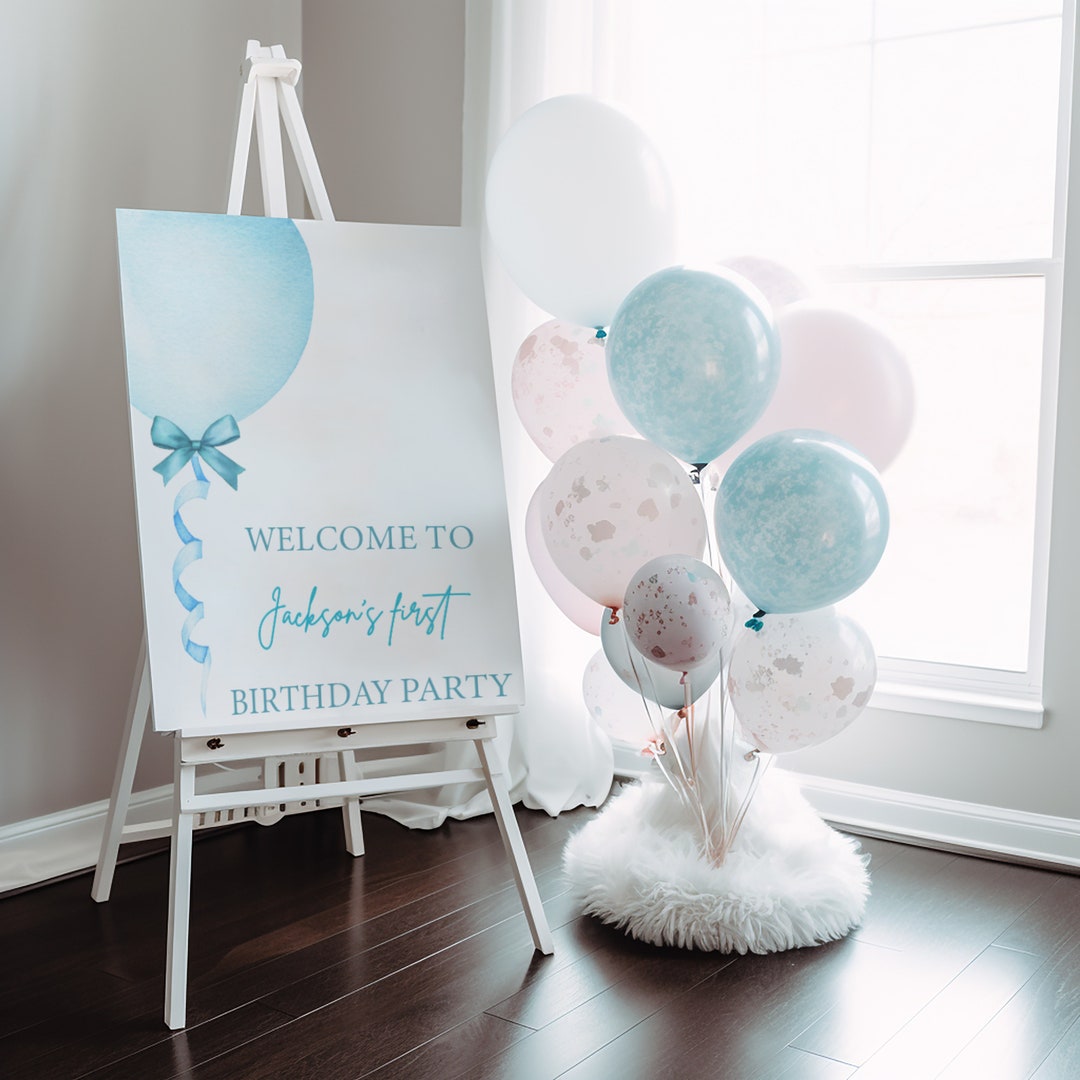 First Birthday Welcome Sign Children's Birthday Welcome Sign Event ...