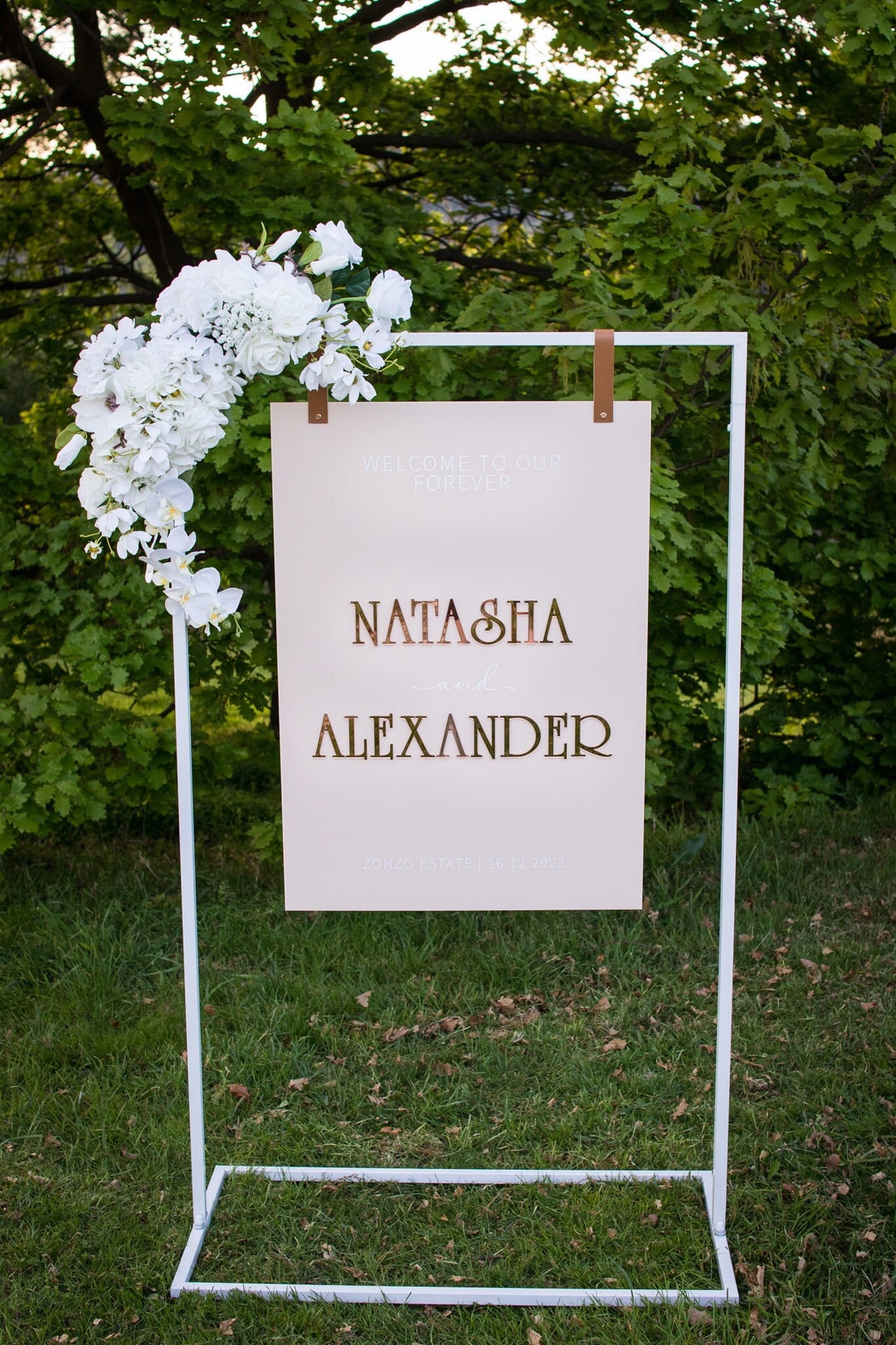 Wedding Welcome Sign | Welcome Sign | Wedding | Event Signage | Welcome ...