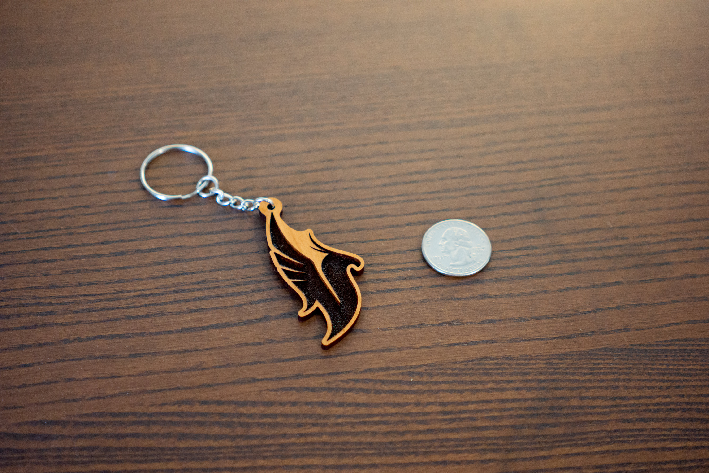 Illenium Phoenix Keychain Laser Cut & Engraved Cherry - Etsy
