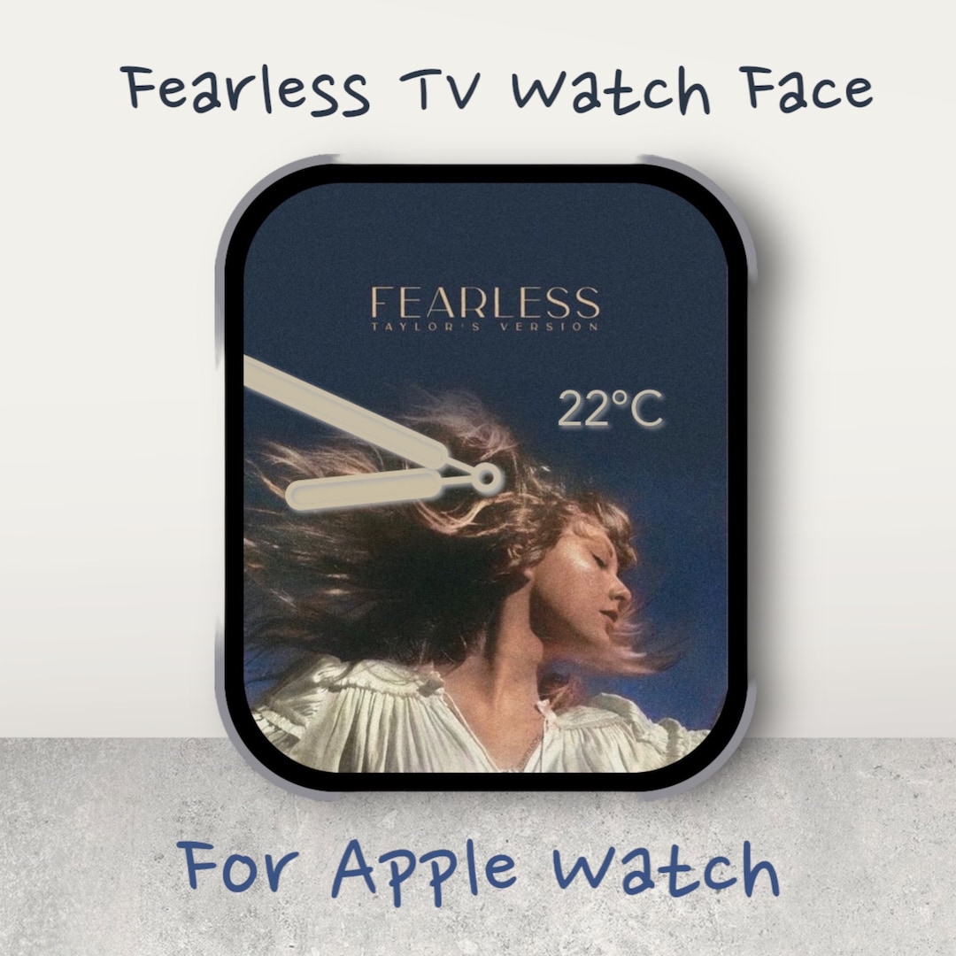 Fearless TV by Taylor Swift - Apple Watch Face - Etsy