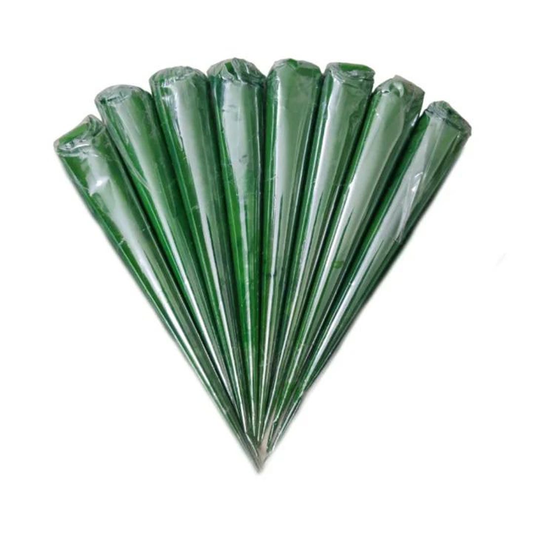 Green Ceramic Cones: Handcrafted Clay Decorations for Lippan Art - Etsy