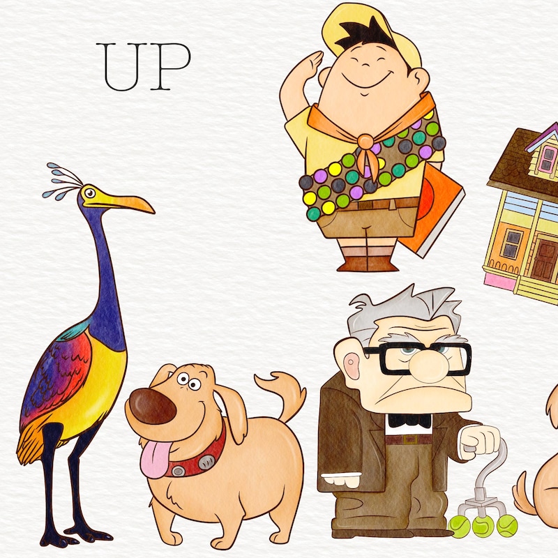 Up Movie Clipart - Etsy