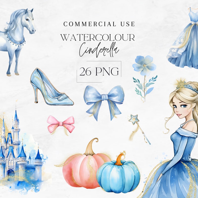 Blue Cinderella Castle - Etsy UK