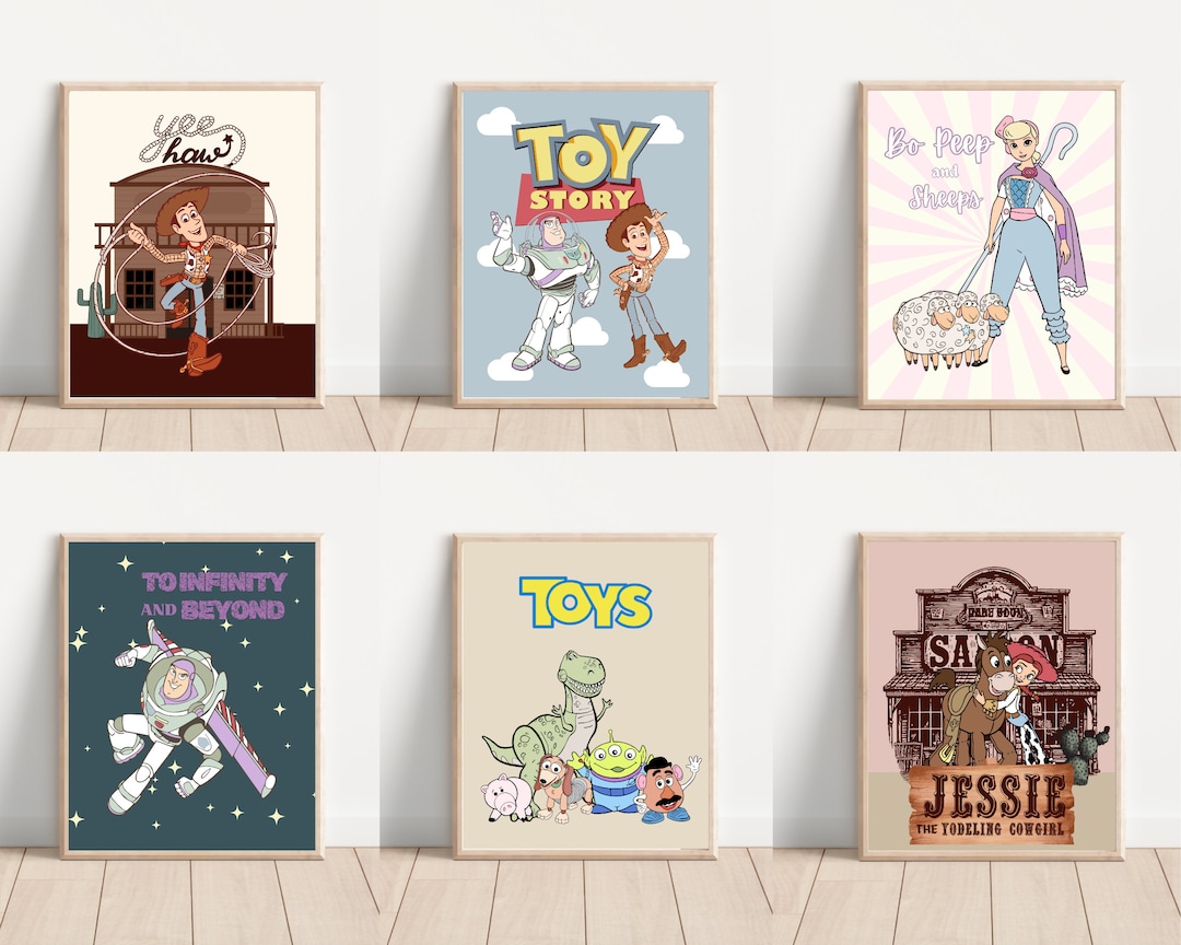 Printable Toy Story Poster Wall Art, Nursery Wall Art, Birthday Party ...