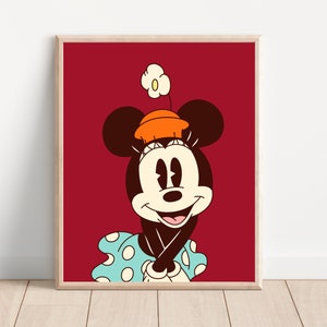 Printable Mickey and Friends Poster, Wall Art Minnie, Nursery Wall Art ...