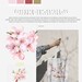 Watercolor Cherry Blossoms Clipart Floral Pink Wreaths - Etsy