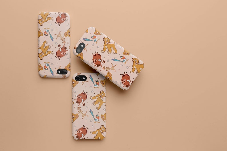 Cute Lion Digital Paper Pattern Theme, Simba Lion King Seamless File ...