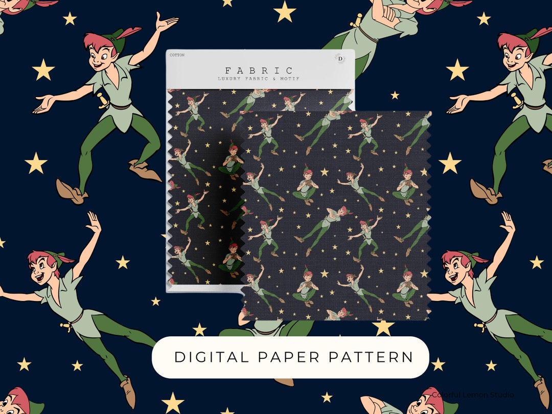 Peter Digital Paper Pattern, Pan Seamless Patterns, Digital Paper PNG ...