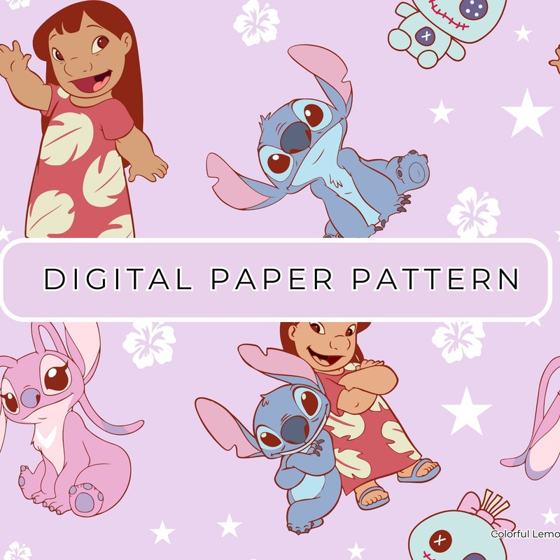 Stitch Wallpaper - Etsy