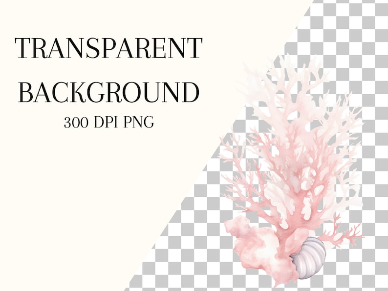 Watercolor Under the Sea Coral Sea Clip Art Bundle, Sea Coral Starfish ...