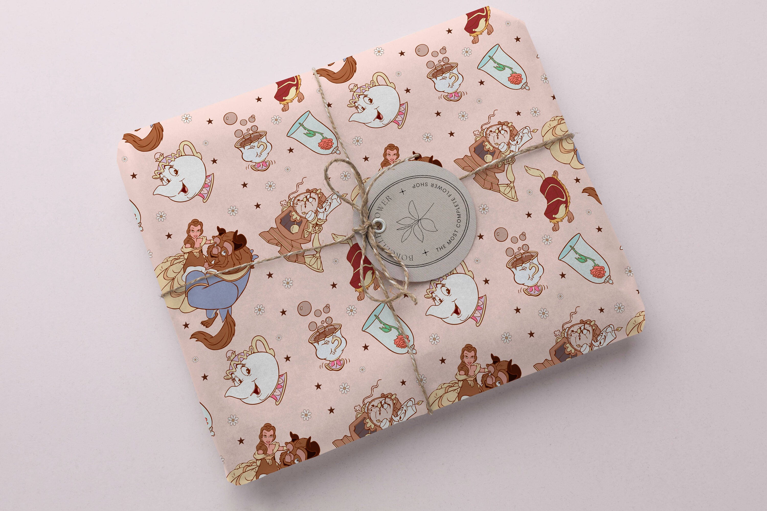 Princess Belle Digital Paper Pattern Theme, Beauty Belle Seamless File ...