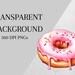 Watercolor Donut Clipart PNG Sweet Bakery Food Clipart Donut - Etsy