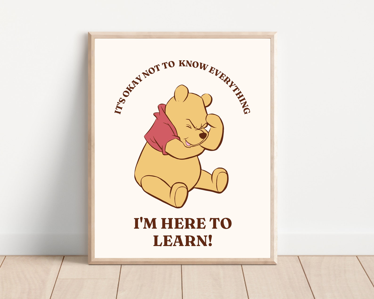 Winnie the Pooh Classroom Posters, Printable Self Love Affirmation ...