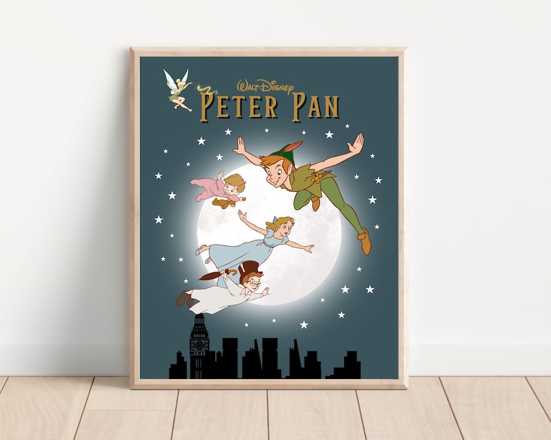Printable Vintage Disney Characters Poster Wall Art, Nursery Wall Art ...