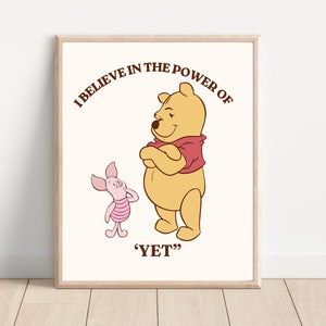 Winnie the Pooh Classroom Posters, Printable Self Love Affirmation ...