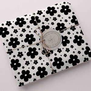 Boho Daisy Flower Digital Paper Pattern, Flower Seamless Patterns ...